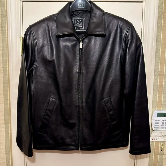Jos. A. Bank | Jackets & Coats | Nwot Mens Jos A Bank Leather Coatsize ...